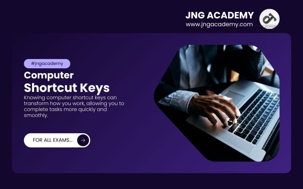 Computer Shortcut Keys from a to z - JNG ACADEMY