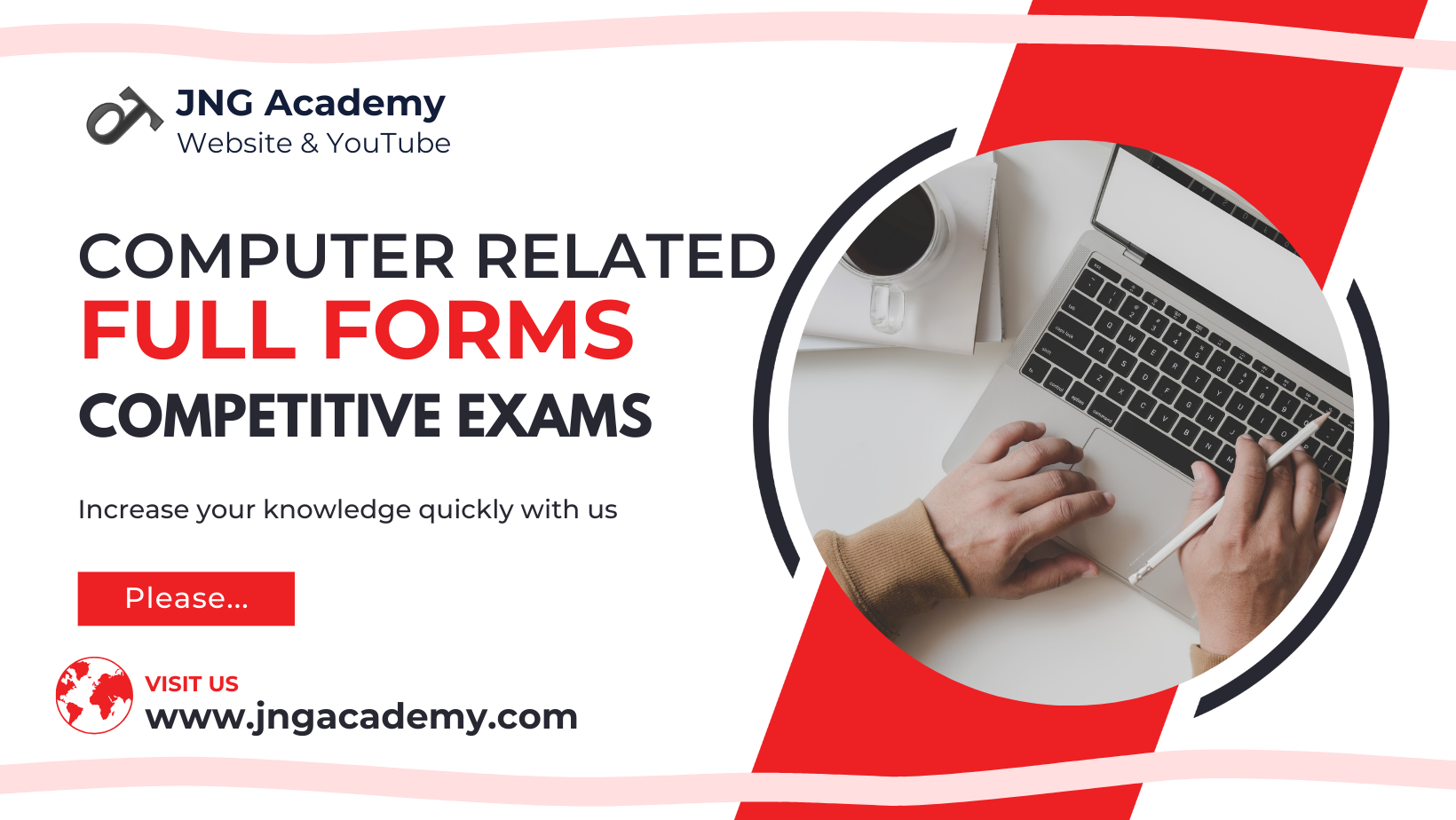 Top 200 Computer Related Full Forms for Competitive Exams - JNG ACADEMY